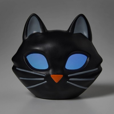 32" Halloween Black Cat And Pumpkins Stack - National Tree Company : Target