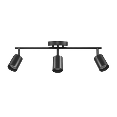 5-light Matte Black Track Lighting: Swivel Bar, Adjustable Led ...