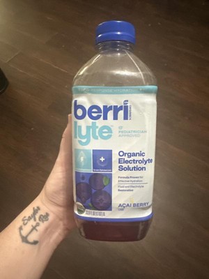 Berri Lyte Organic Plant-based Electrolyte Drink Solution - Acai Berry ...