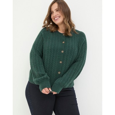 Plus Size Chloe Cable Cardigan : Plus Size Chloe Cable Cardigandark ...