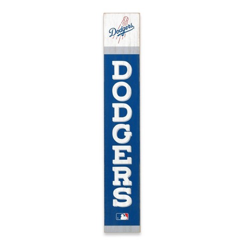 Mlb Los Angeles Dodgers Baseball Vertical Wood Sign Panel : Target