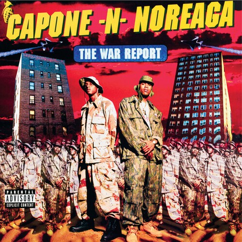 Capone-n-noreaga - The War Report (clear Vinyl With Red & Blue Splatter ...