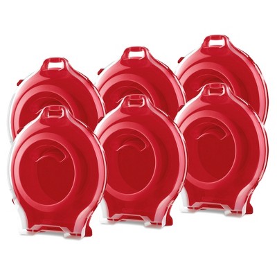 Sterilite Clear Lid Red Base Nesting Storage Christmas Wreath Box : Target