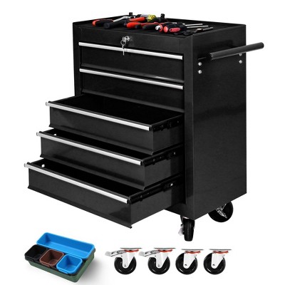 Tool Chest With 8 Drawers, Tool Cart With 7 Organizer Tray Divider Set ...