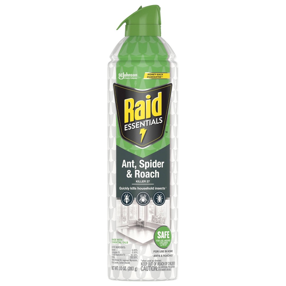 Raid Essentials Ant Spider & Roach Killer 27 10 oz Aerosol