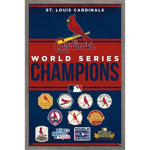 Trends International Mlb St. Louis Cardinals - Champions 23 Framed Wall ...
