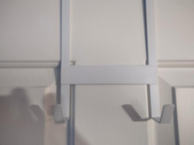Small Over The Door Hook 2 Hooks Matte Black - Brightroom™ : Target