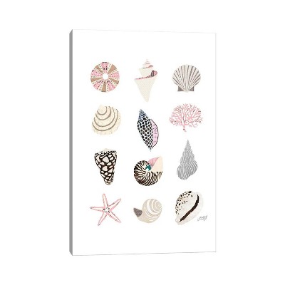 40" X 26" X 1.5" Seashell Collage By Lindseykayco - Icanvas: Gallery ...