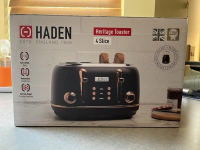 Heritage 4-slice Wide Slot Toaster - Ivory And Copper : Target