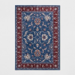 10'x13' Medallion Woven Area Rug Dark Auburn - Threshold™ : Target