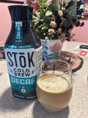 Stok Decaf Unsweetened Cold Brew Coffee - 48 Fl Oz : Target