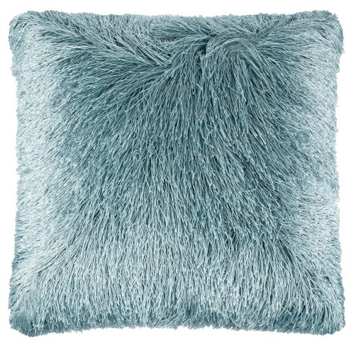 Indoor/outdoor Shag Pillow - Blue - 20" X 20" - Safavieh : Target