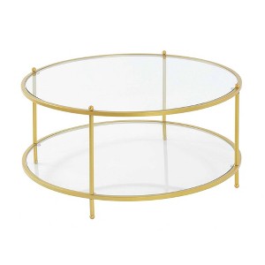 Target round glass coffee table store