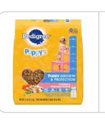 Pedigree Chicken & Vegetable Flavor Puppy Growth & Protection Complete ...