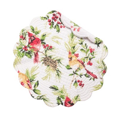 C&f Home Ruby Cardinal Round Placemat : Target