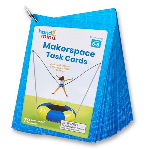 Hand2mind Makerspace Task Cards, Grades 6-8 : Target