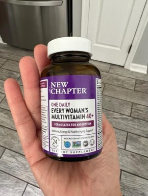 New Chapter Women's Multivitamin 40+ For Energy, Healthy Aging + Immune ...