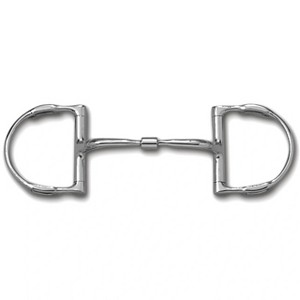Myler English Dee Snaffle Bit with Hooks - MB 01 Comfort Snaffle Level ...
