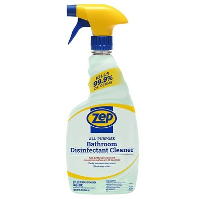 ZEP Home Pro All-Purpose Bathroom Disinfectant Cleaner - 32 fl. oz ...