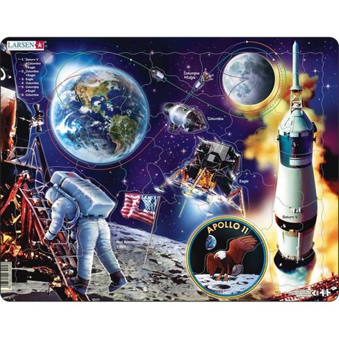 Springbok Larsen Apollo 11 Outer Space Children's Jigsaw Puzzle 50pc ...