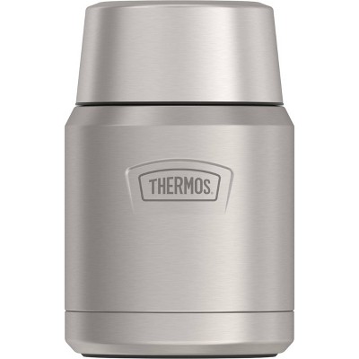Thermos Icon 16oz Stainless Steel Food Storage Jar With Spoon - Glacier ...