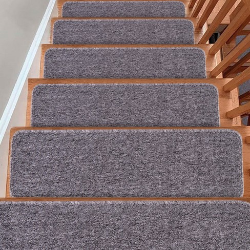 Sussexhome Carpet Stair Treads For Wooden Steps - Indoor Staircase Step ...