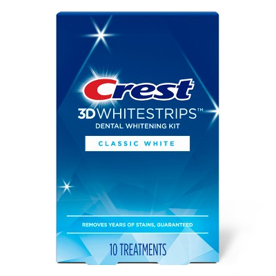 Crest 3dw Whitestrips Glamorous White Teeth Whitening Kit With Hydrogen ...