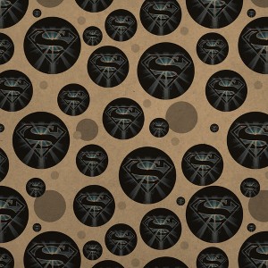 Superman Glowing Shield Premium Kraft Gift Wrap Wrapping Paper Roll 30 ...