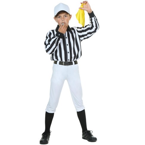 Halloweencostumes.com Large Boy Referee Costume For Boys, Black/white ...