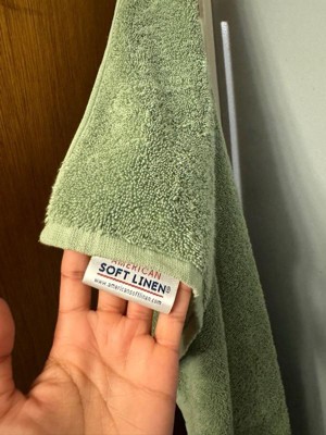American Soft Linen 6 Piece Towel Set, 100% Cotton Bath Towels For ...