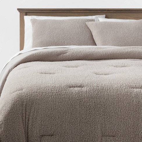 3pc Full/queen Traditional Cozy Chenille Comforter And Sham Set Gray ...