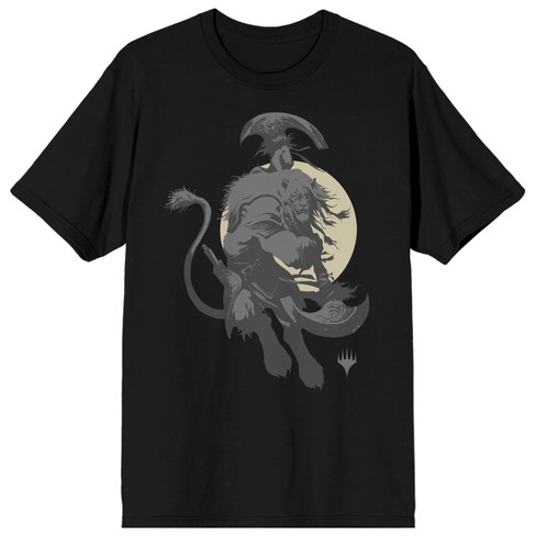 Lion Mtg Men's Black Graphic T-shirt--6xl : Target