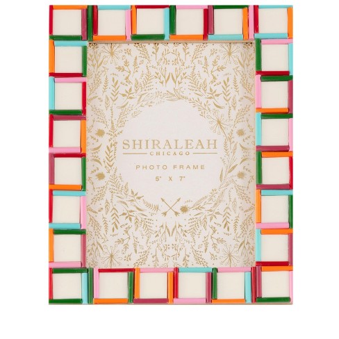 Shiraleah Viva 5" X 7" Multicolor Window Pane Picture Frame : Target