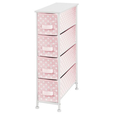 Mdesign Narrow Dresser Storage Organizer Tower, 4 Drawers : Target