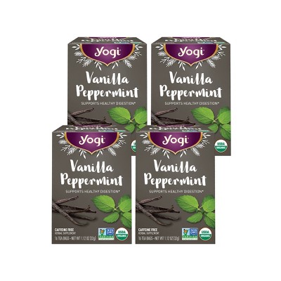Yogi Tea - Purely Peppermint Tea - 64 Ct, 4 Pack : Target
