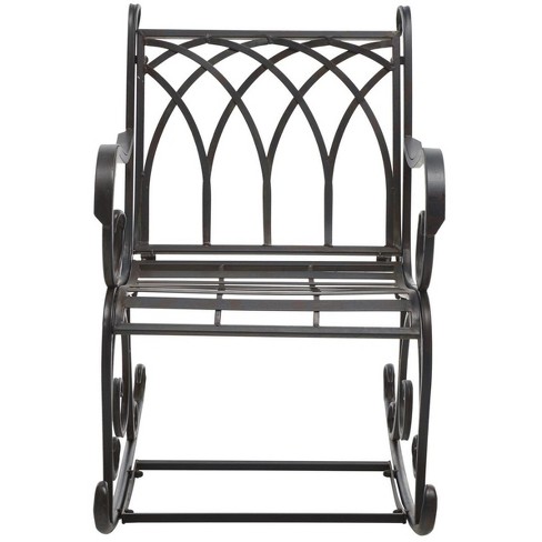 Medrano Rocking Chair - Black Rust - Safavieh. : Target