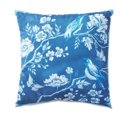 The Lakeside Collection Chinoiserie Accent Pillows - Floral Bird : Target