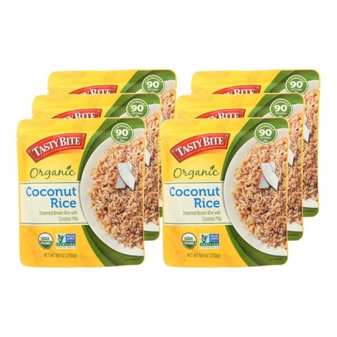 Tasty Bite Organic Coconut Rice, Ounce, Pack Of 6, Ready To, 52% OFF
