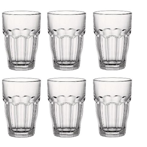 Bormioli Rocco 16.25 Oz. Rock Bar Cooler Stackable Drink Glass, 6-piece ...