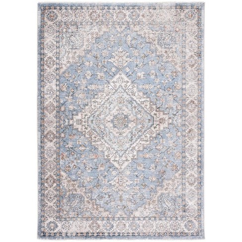 Jasmine Jsm312 Power Loomed Area Rug - Blue/grey - 5'3"x7'7" - Safavieh ...