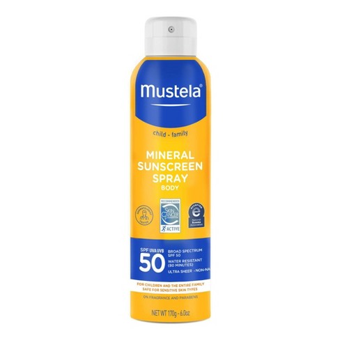 Mustela Mineral Baby Sunscreen Spray - Spf 50 - 6 Oz : Target