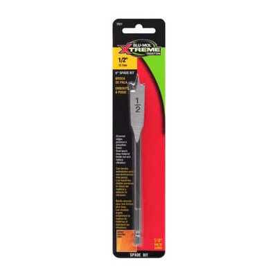 Blu-mol Xtreme 1/2 In. X 6 In. L Carbon Steel Spade Bit Hex Shank 1 Pk ...