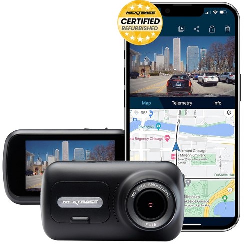 Nextbase 322gw Dash Cam 2.5" Hd 1080p Touch Screen Car Dashboard Camera ...