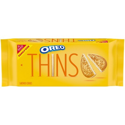 Oreo Thins Golden Cookies Family Size - 11.78oz : Target