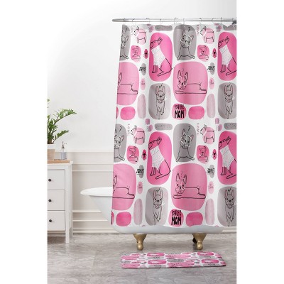 Deny Designs Isa Zapata Frenchie Mom Shower Curtain : Target