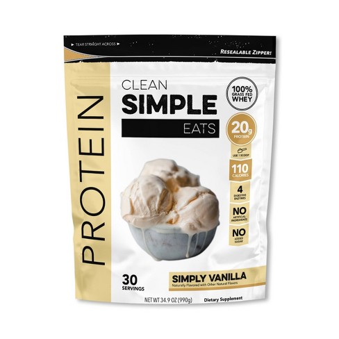 Clean Simple Eats Protein Powder - Vanilla - 30 Servings : Target