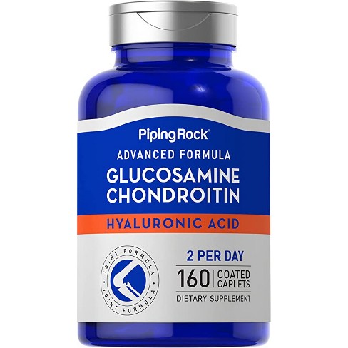 Piping Rock Glucosamine Chondroitin | With Hyaluronic Acid | 160 ...