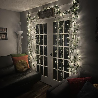 5' X 3.5' Led Vine Curtain String Lights Warm White - West & Arrow : Target