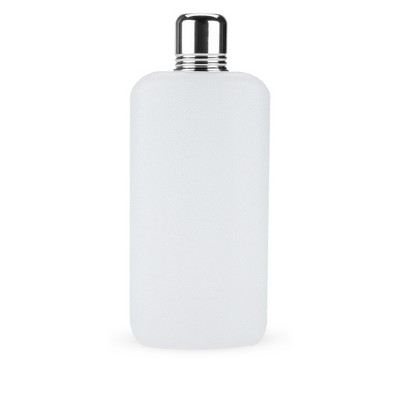 True Rogue Plastic Flask For Liquor - Hidden & Discreet 16oz White ...