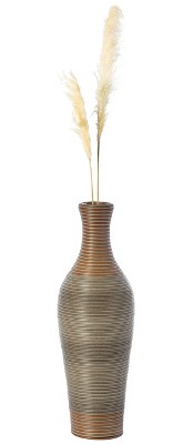 Uniquewise 27 Inch Tall Decorative Artificial Rattan Tabletop ...